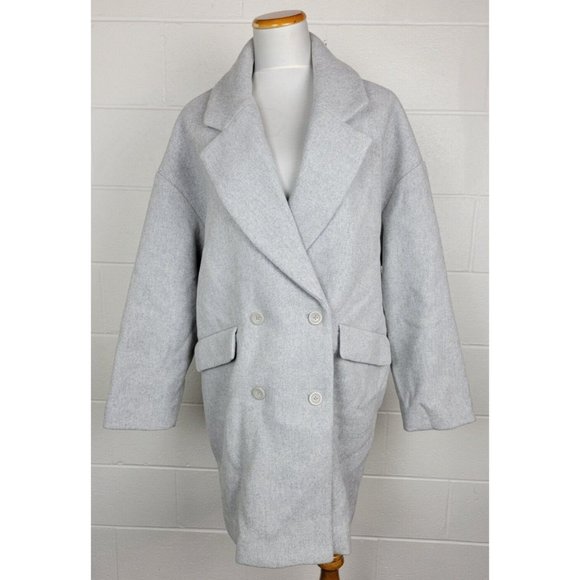 Abercrombie & Fitch | Jackets & Coats | Abercrombie Fitch Gray Short Wool Blend Double Breasted ...